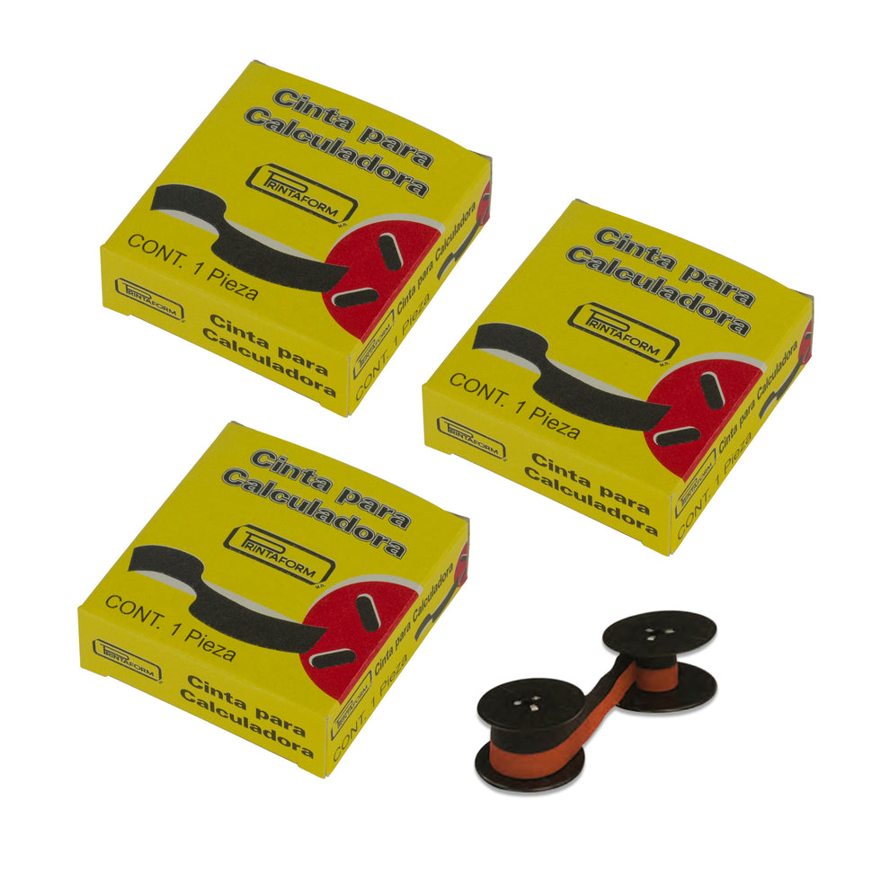 Cinta bicolor p/calculadora mod. 1444 (Pq. 3 piezas) | Printaform